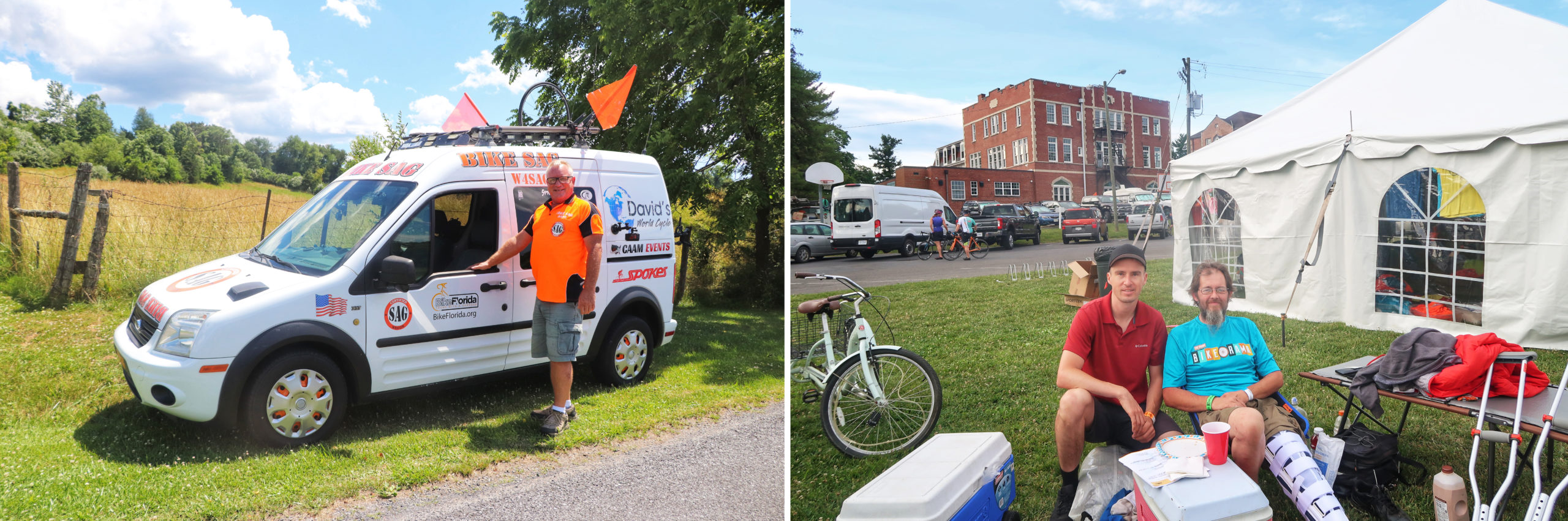 Bike Virginia SAG vehicle – Bicycle Touring Pro